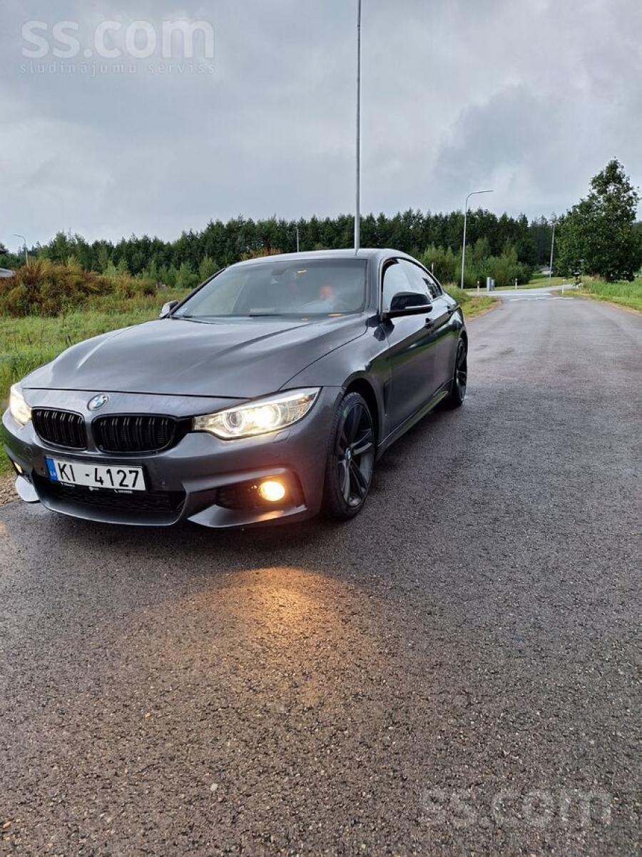 Grey BMW 420 2015 in Riga, with an engine capacity of 2.00 L and mileage of 286 thousand km for 14800 €, photo 7 on AUTOMOTO.COM.LV