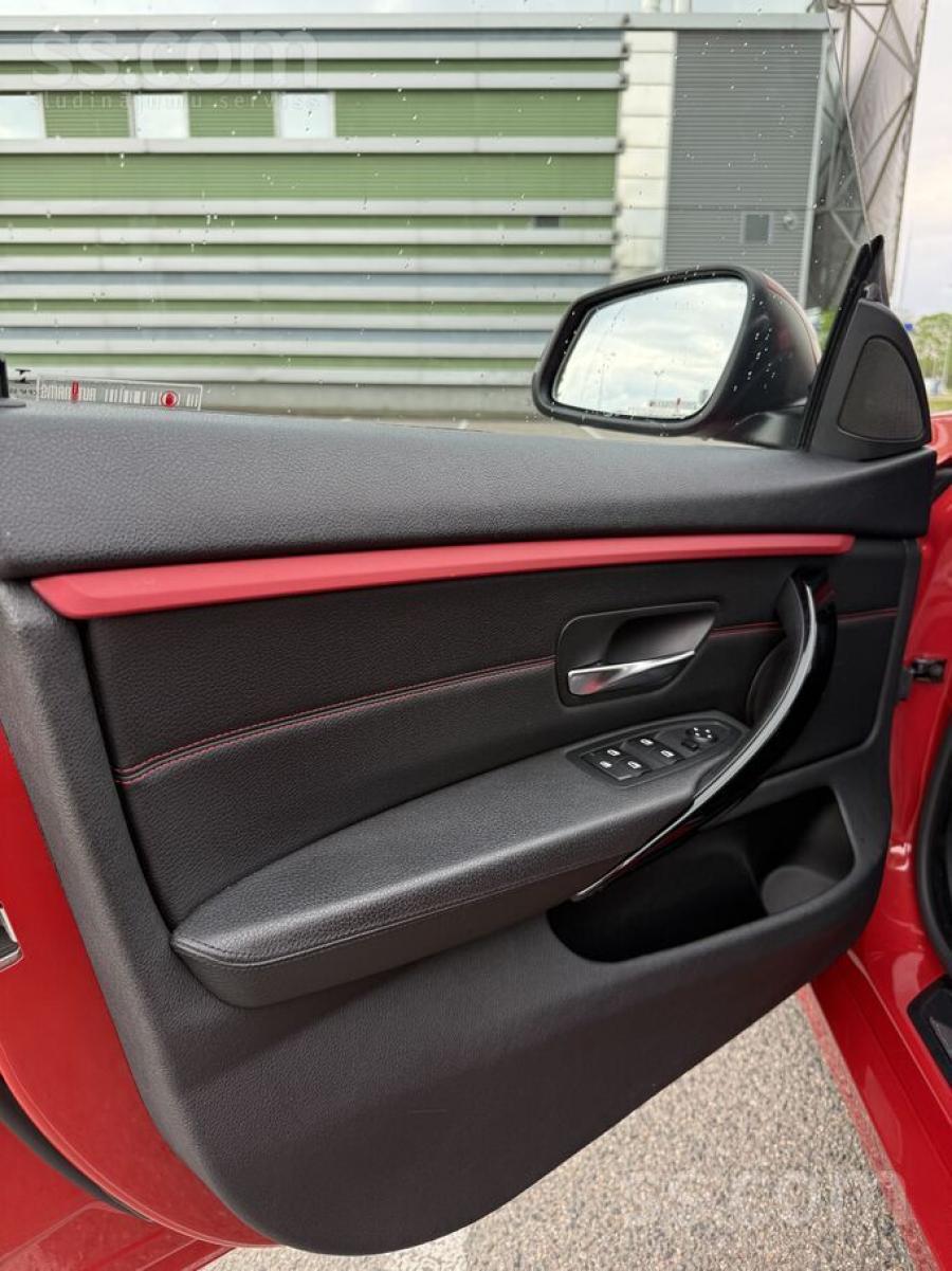 Red BMW 420 2015 in Riga, with an engine capacity of 2.00 L and mileage of 156 thousand km for 17500 €, photo 8 on AUTOMOTO.COM.LV