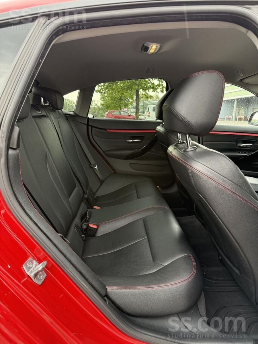 Red BMW 420 2015 in Riga, with an engine capacity of 2.00 L and mileage of 156 thousand km for 17500 €, photo 12 on AUTOMOTO.COM.LV