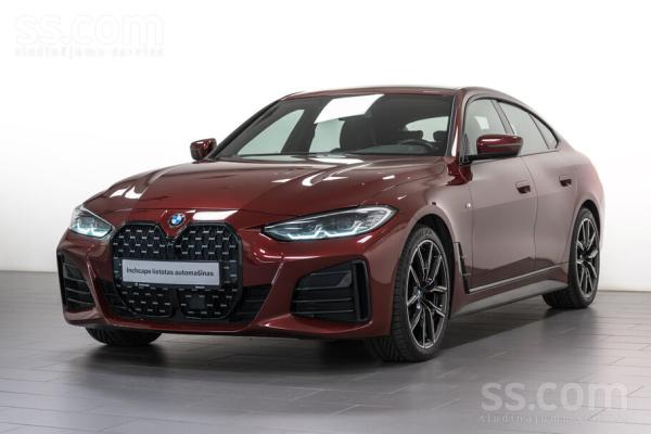 Red BMW 420 2021 in Riga, with an engine capacity of 2.00 L and mileage of 72 thousand km for 35500 €, photo 1 on AUTOMOTO.COM.LV