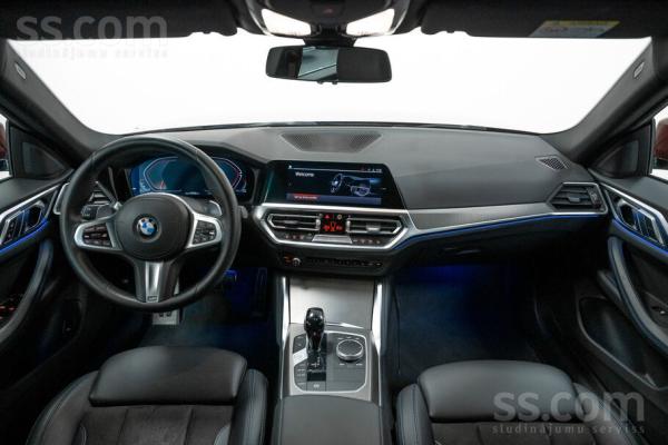 Red BMW 420 2021 in Riga, with an engine capacity of 2.00 L and mileage of 72 thousand km for 35500 €, photo 6 on AUTOMOTO.COM.LV
