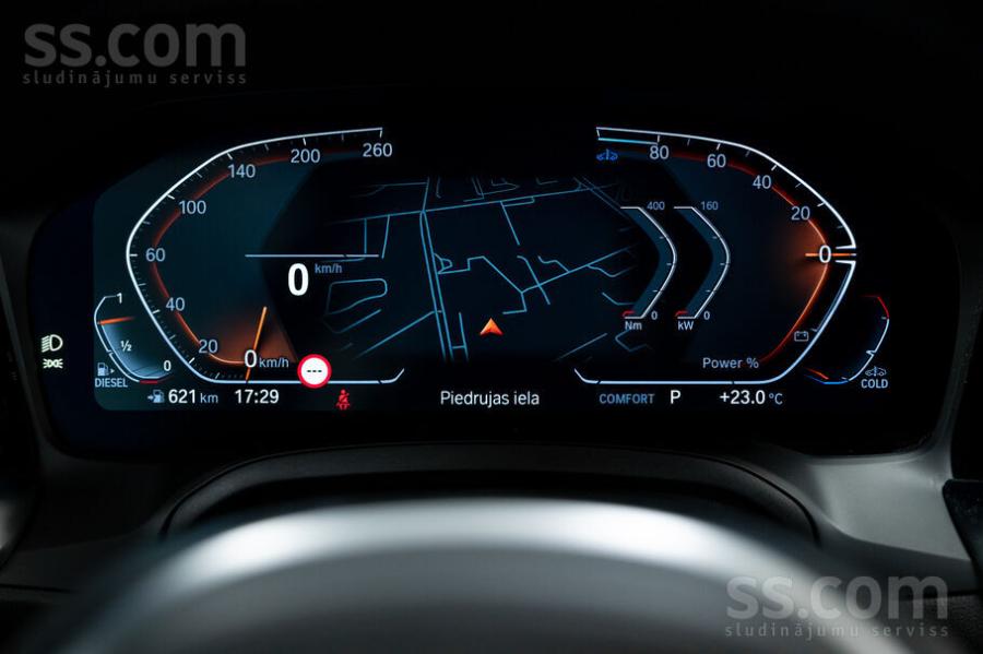 Red BMW 420 2021 in Riga, with an engine capacity of 2.00 L and mileage of 72 thousand km for 35500 €, photo 7 on AUTOMOTO.COM.LV