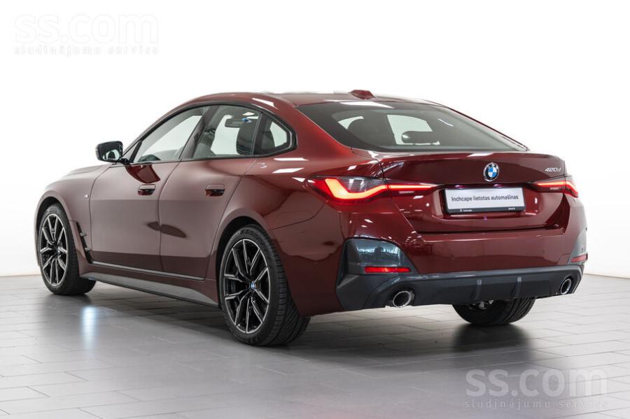 Red BMW 420 2021 in Riga, with an engine capacity of 2.00 L and mileage of 72 thousand km for 35500 €, photo 16 on AUTOMOTO.COM.LV