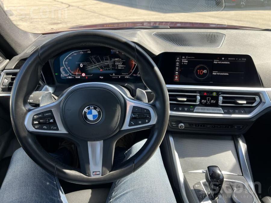 Red BMW 420 2021 in Riga, with an engine capacity of 2.00 L and mileage of 64 thousand km for 36000 €, photo 12 on AUTOMOTO.COM.LV