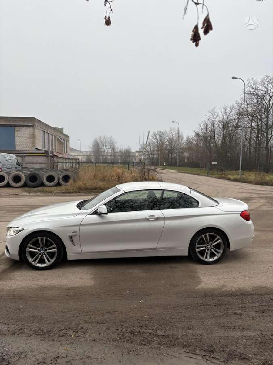 White BMW 420 2015 in Kaunas, with an engine capacity of 2.00 L and mileage of 171 thousand km for 14800 €, photo 4 on AUTOMOTO.COM.LV