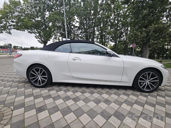 White BMW 420 2023 in Jurmala, with an engine capacity of 2.00 L and mileage of 34 thousand km for 39950 €, photo 2 on AUTOMOTO.COM.LV