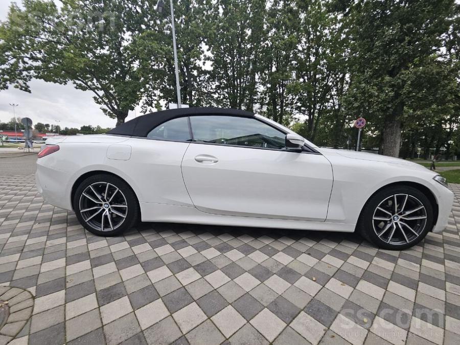 White BMW 420 2023 in Jurmala, with an engine capacity of 2.00 L and mileage of 34 thousand km for 39950 €, photo 3 on AUTOMOTO.COM.LV