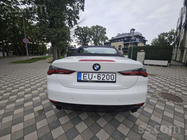 White BMW 420 2023 in Jurmala, with an engine capacity of 2.00 L and mileage of 34 thousand km for 39950 €, photo 3 on AUTOMOTO.COM.LV