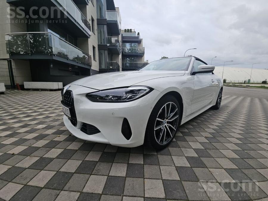 White BMW 420 2023 in Jurmala, with an engine capacity of 2.00 L and mileage of 34 thousand km for 39950 €, photo 6 on AUTOMOTO.COM.LV