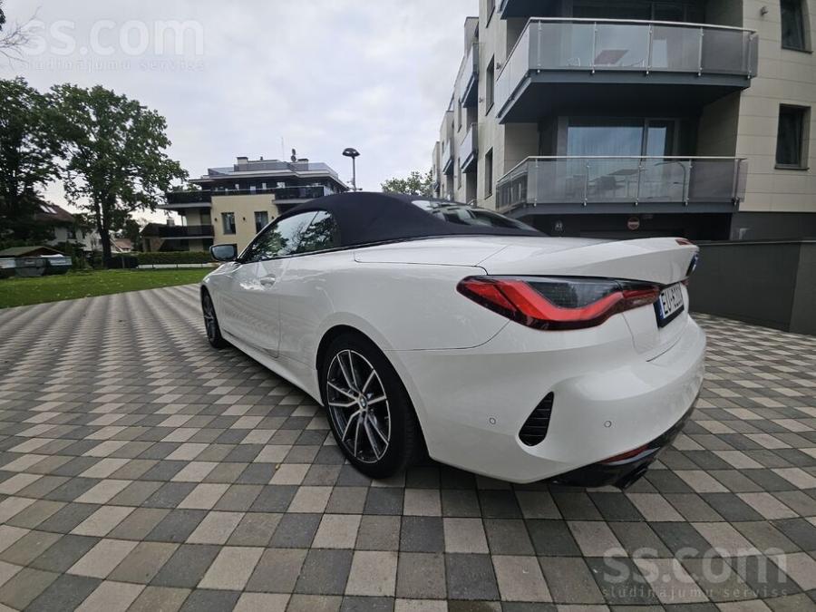 White BMW 420 2023 in Jurmala, with an engine capacity of 2.00 L and mileage of 34 thousand km for 39950 €, photo 7 on AUTOMOTO.COM.LV