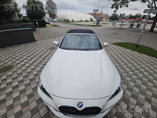 White BMW 420 2023 in Jurmala, with an engine capacity of 2.00 L and mileage of 34 thousand km for 39950 €, photo 8 on AUTOMOTO.COM.LV