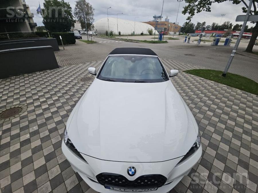 White BMW 420 2023 in Jurmala, with an engine capacity of 2.00 L and mileage of 34 thousand km for 39950 €, photo 9 on AUTOMOTO.COM.LV