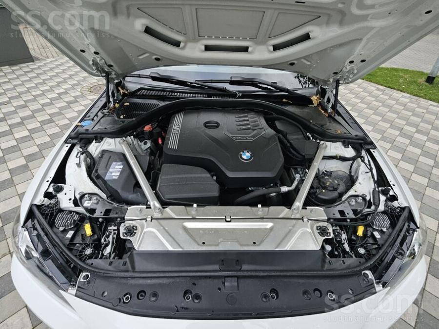 White BMW 420 2023 in Jurmala, with an engine capacity of 2.00 L and mileage of 34 thousand km for 39950 €, photo 12 on AUTOMOTO.COM.LV