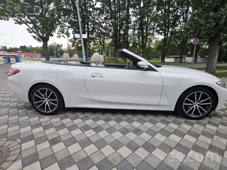 White BMW 420 2023 in Jurmala, with an engine capacity of 2.00 L and mileage of 34 thousand km for 39950 €, photo 17 on AUTOMOTO.COM.LV