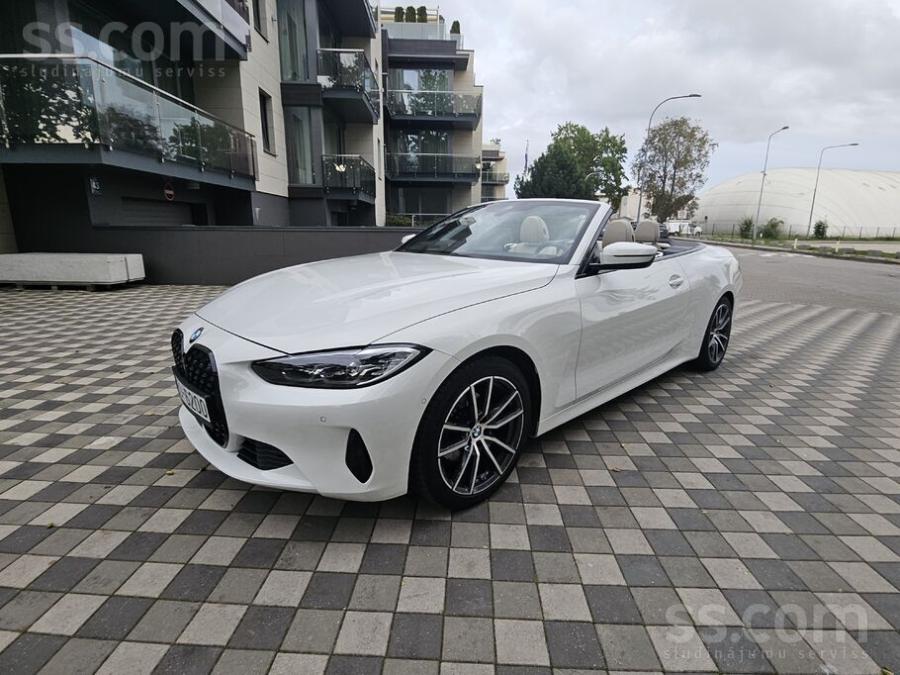 White BMW 420 2023 in Jurmala, with an engine capacity of 2.00 L and mileage of 34 thousand km for 39950 €, photo 19 on AUTOMOTO.COM.LV