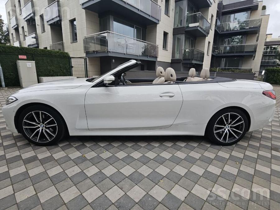 White BMW 420 2023 in Jurmala, with an engine capacity of 2.00 L and mileage of 34 thousand km for 39950 €, photo 20 on AUTOMOTO.COM.LV