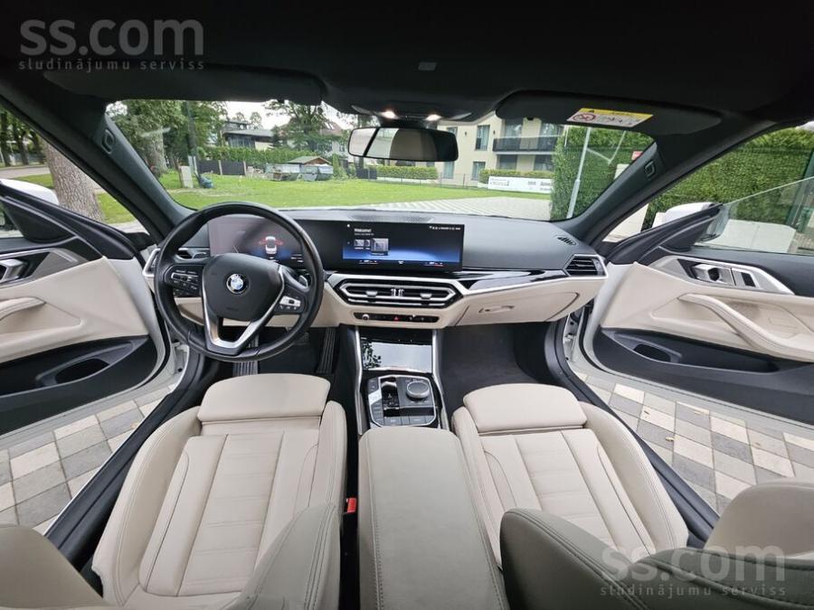 White BMW 420 2023 in Jurmala, with an engine capacity of 2.00 L and mileage of 34 thousand km for 39950 €, photo 29 on AUTOMOTO.COM.LV