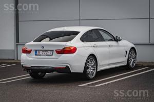 White BMW 420 2015 in Riga, with an engine capacity of 2.00 L and mileage of 209 thousand km for 17450 €, photo 5 on AUTOMOTO.COM.LV