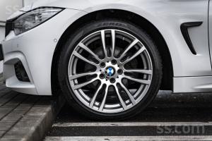 White BMW 420 2015 in Riga, with an engine capacity of 2.00 L and mileage of 209 thousand km for 17450 €, photo 8 on AUTOMOTO.COM.LV
