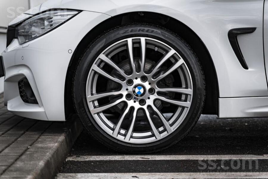 White BMW 420 2015 in Riga, with an engine capacity of 2.00 L and mileage of 209 thousand km for 17450 €, photo 8 on AUTOMOTO.COM.LV