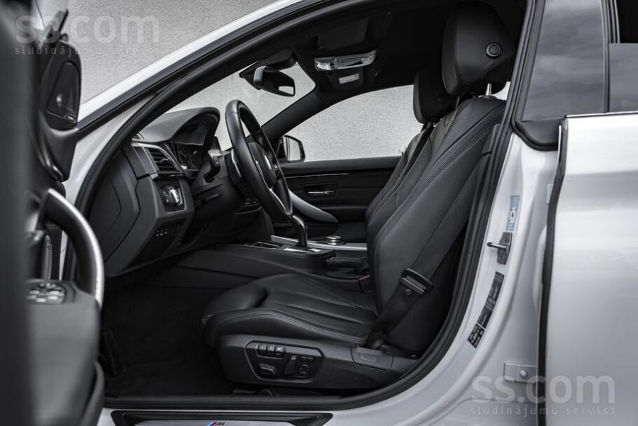 White BMW 420 2015 in Riga, with an engine capacity of 2.00 L and mileage of 209 thousand km for 17450 €, photo 11 on AUTOMOTO.COM.LV
