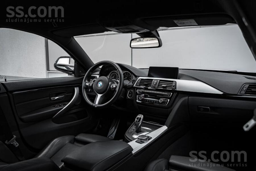 White BMW 420 2015 in Riga, with an engine capacity of 2.00 L and mileage of 209 thousand km for 17450 €, photo 16 on AUTOMOTO.COM.LV