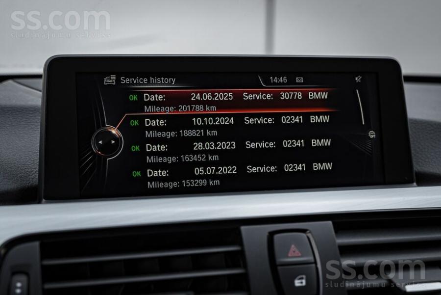 White BMW 420 2015 in Riga, with an engine capacity of 2.00 L and mileage of 209 thousand km for 17450 €, photo 24 on AUTOMOTO.COM.LV