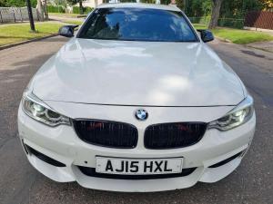 White BMW 420 2015 in Alytus, with an engine capacity of 2.00 L and mileage of 180 thousand km for 4550 €, photo 5 on AUTOMOTO.COM.LV
