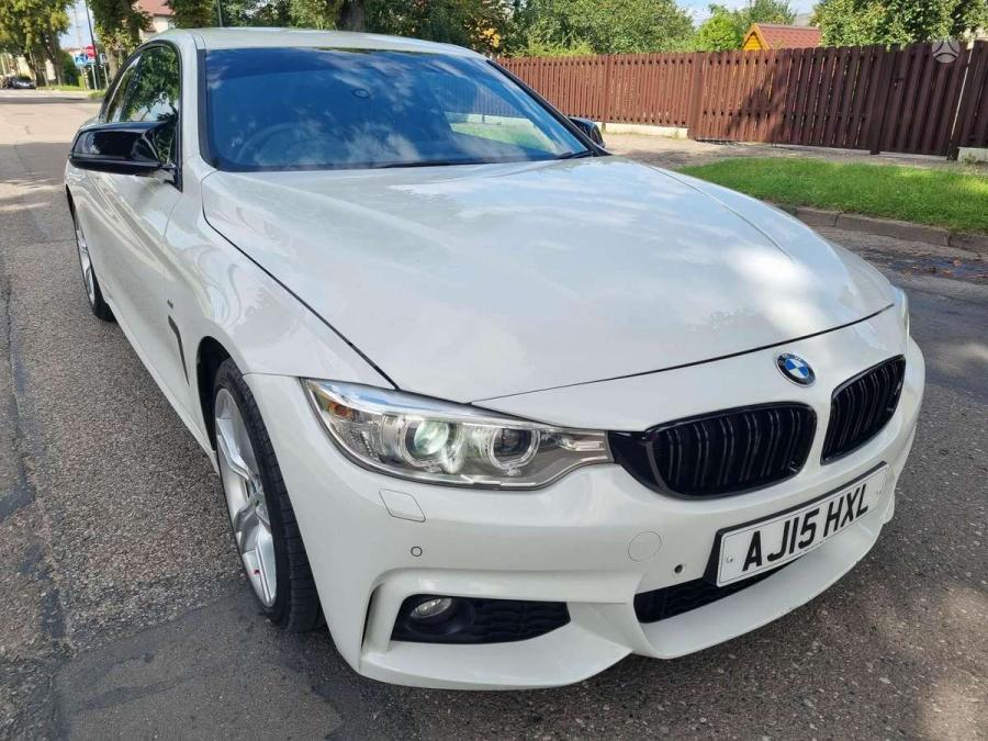 White BMW 420 2015 in Alytus, with an engine capacity of 2.00 L and mileage of 180 thousand km for 4550 €, photo 6 on AUTOMOTO.COM.LV