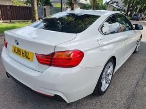 White BMW 420 2015 in Alytus, with an engine capacity of 2.00 L and mileage of 180 thousand km for 4550 €, photo 8 on AUTOMOTO.COM.LV