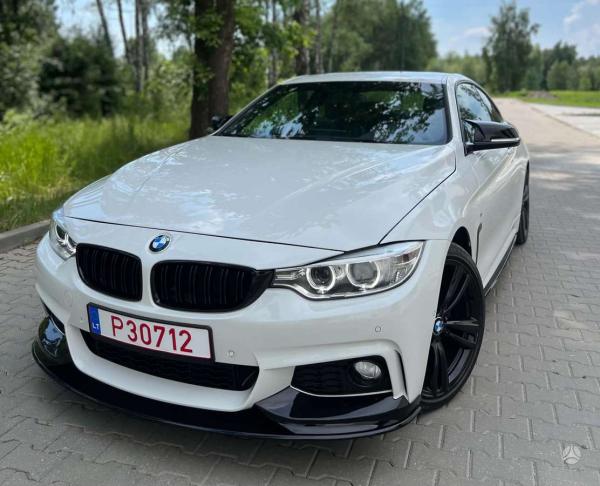 White BMW 420 2016 in Kaunas, with an engine capacity of 2.00 L and mileage of 235 thousand km for 15200 €, photo 5 on AUTOMOTO.COM.LV