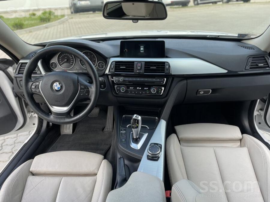 White BMW 420 2016 in Riga, with an engine capacity of 2.00 L and mileage of 0 thousand km for 14850 €, photo 15 on AUTOMOTO.COM.LV