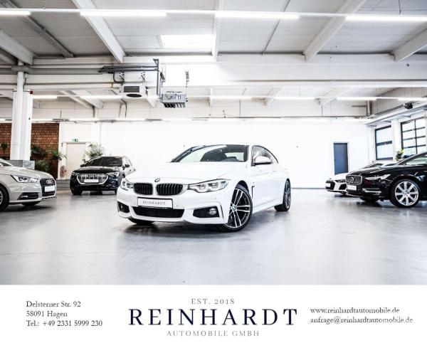 White BMW 420 2019 in Kaunas, with an engine capacity of 2.00 L and mileage of 77 thousand km for 28568 €, photo 6 on AUTOMOTO.COM.LV