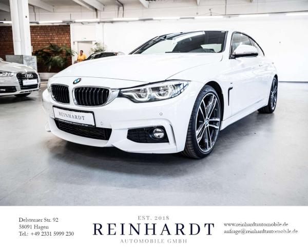 White BMW 420 2019 in Kaunas, with an engine capacity of 2.00 L and mileage of 77 thousand km for 28568 €, photo 7 on AUTOMOTO.COM.LV