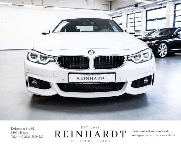 White BMW 420 2019 in Kaunas, with an engine capacity of 2.00 L and mileage of 77 thousand km for 28568 €, photo 8 on AUTOMOTO.COM.LV