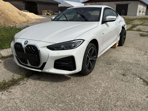 White BMW 420 2020 in Kaunas, with an engine capacity of 2.00 L and mileage of 120 thousand km for 14700 €, photo 4 on AUTOMOTO.COM.LV