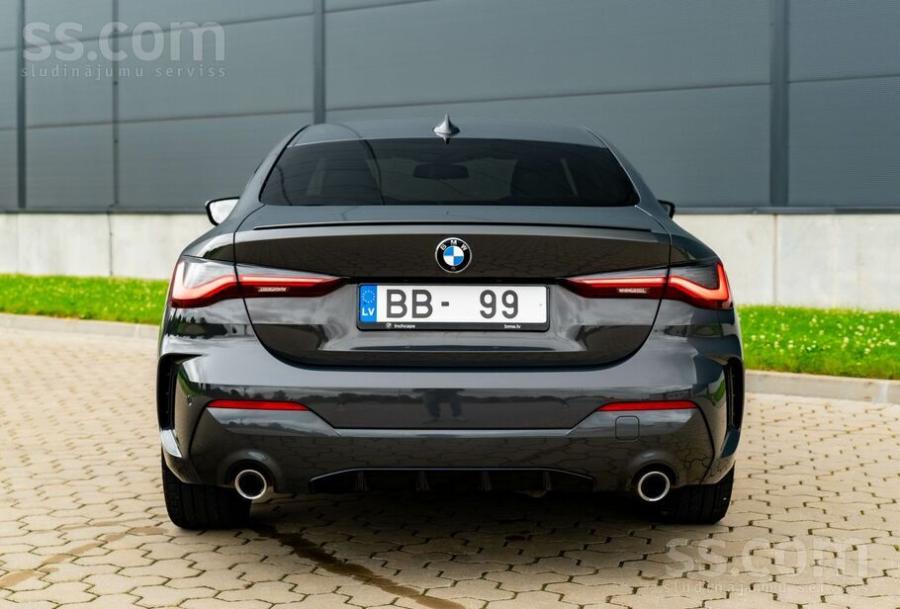 White BMW 420 2021 in Riga, with an engine capacity of 2.00 L and mileage of 145 thousand km for 39990 €, photo 7 on AUTOMOTO.COM.LV