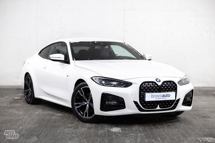 White BMW 420 2022 in Vilnius, with an engine capacity of 2.00 L and mileage of 81 thousand km for 32441 €, photo 3 on AUTOMOTO.COM.LV