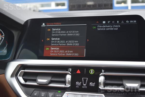 White BMW 420 2022 in Riga, with an engine capacity of 2.00 L and mileage of 225 thousand km for 26900 €, photo 7 on AUTOMOTO.COM.LV