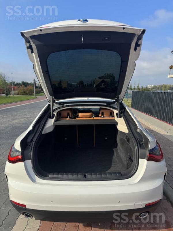 White BMW 420 2022 in Riga, with an engine capacity of 2.00 L and mileage of 228 thousand km for 23200 €, photo 10 on AUTOMOTO.COM.LV