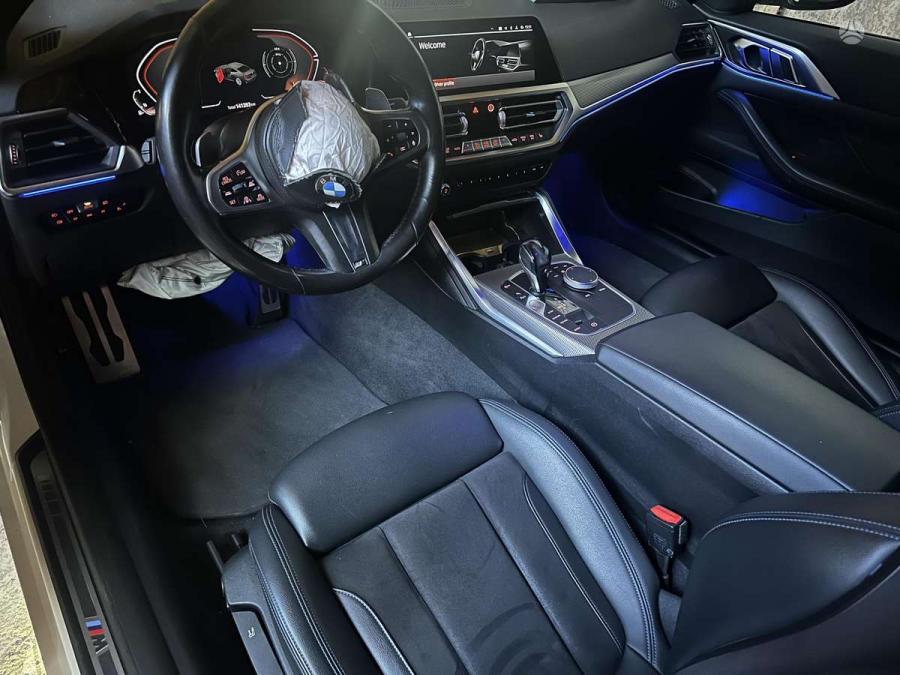 White BMW 420 2020 in Kaunas, with an engine capacity of 2.00 L and mileage of 140 thousand km for 15400 €, photo 13 on AUTOMOTO.COM.LV