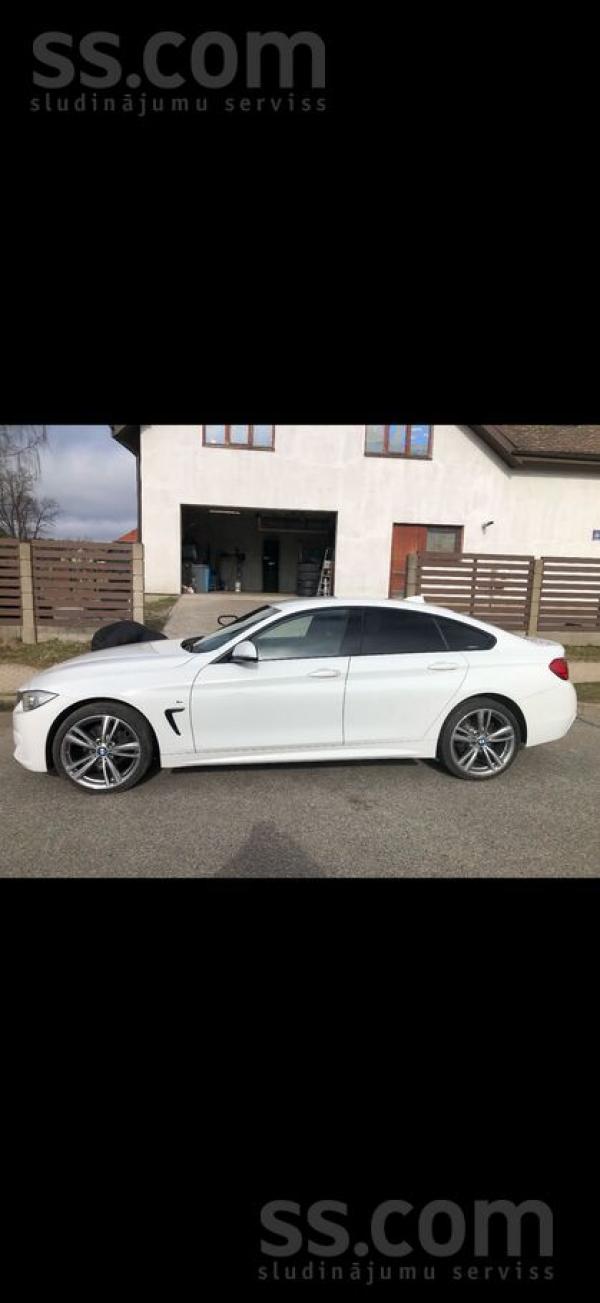 White BMW 420 2015 in Riga, with an engine capacity of 2.00 L and mileage of 290 thousand km for 15000 €, photo 5 on AUTOMOTO.COM.LV