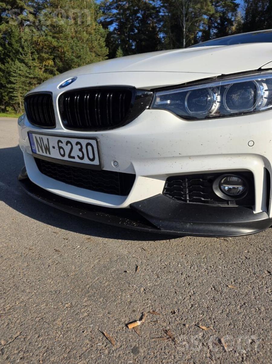 White BMW 420 2017 in Valka, with an engine capacity of 2.00 L and mileage of 125 thousand km for 20400 €, photo 4 on AUTOMOTO.COM.LV