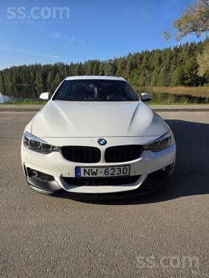 White BMW 420 2017 in Valka, with an engine capacity of 2.00 L and mileage of 125 thousand km for 20400 €, photo 6 on AUTOMOTO.COM.LV