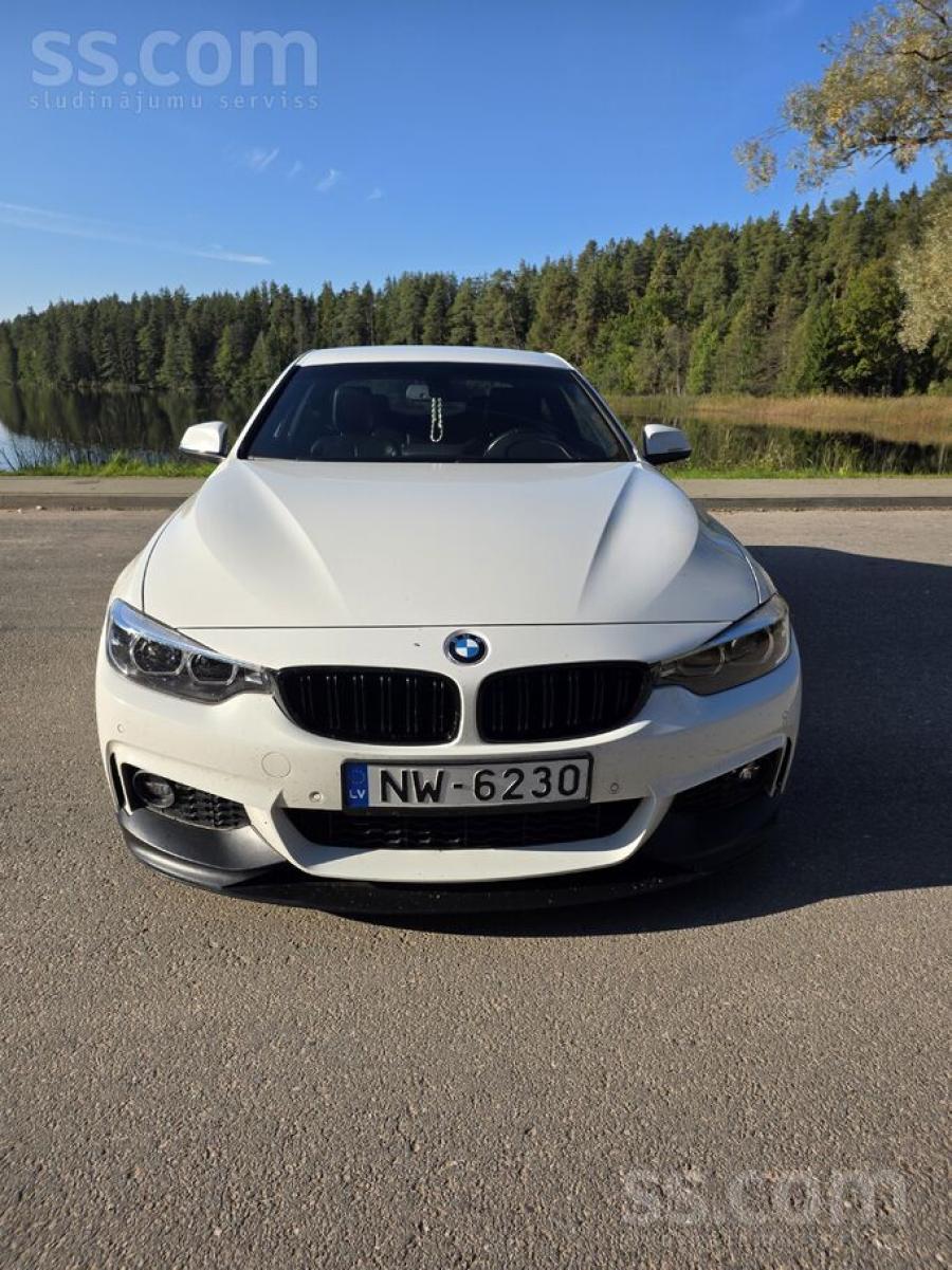 White BMW 420 2017 in Valka, with an engine capacity of 2.00 L and mileage of 125 thousand km for 20400 €, photo 6 on AUTOMOTO.COM.LV