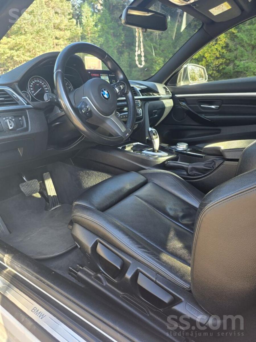 White BMW 420 2017 in Valka, with an engine capacity of 2.00 L and mileage of 125 thousand km for 20400 €, photo 7 on AUTOMOTO.COM.LV
