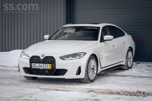 White BMW 420 2022 in Riga, with an engine capacity of 2.00 L and mileage of 192 thousand km for 27900 €, photo 5 on AUTOMOTO.COM.LV