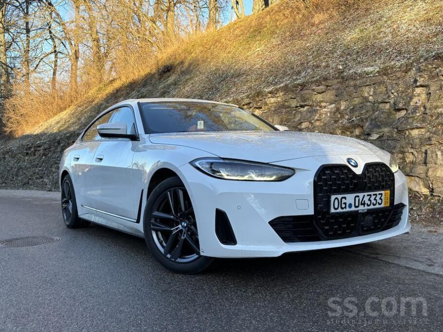 White BMW 420 2022 in Riga, with an engine capacity of 2.00 L and mileage of 192 thousand km for 27900 €, photo 30 on AUTOMOTO.COM.LV