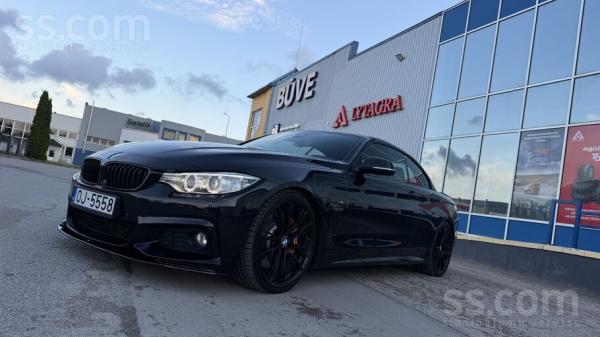 BMW 425 2015 in Valmiera on AUTOMOTO.COM.LV Black BMW 425 2015 in Valmiera, with an engine capacity of 2.00 L and mileage of 278 thousand km for 19900 €, photo 7 on AUTOMOTO.COM.LV
