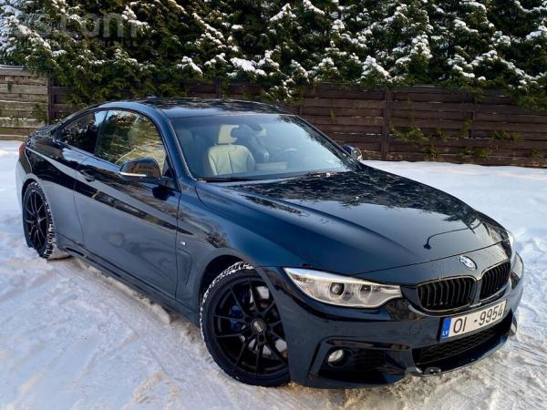 Black BMW 425 2016 in Riga, with an engine capacity of 2.00 L and mileage of 207 thousand km for 13980 €, photo 3 on AUTOMOTO.COM.LV